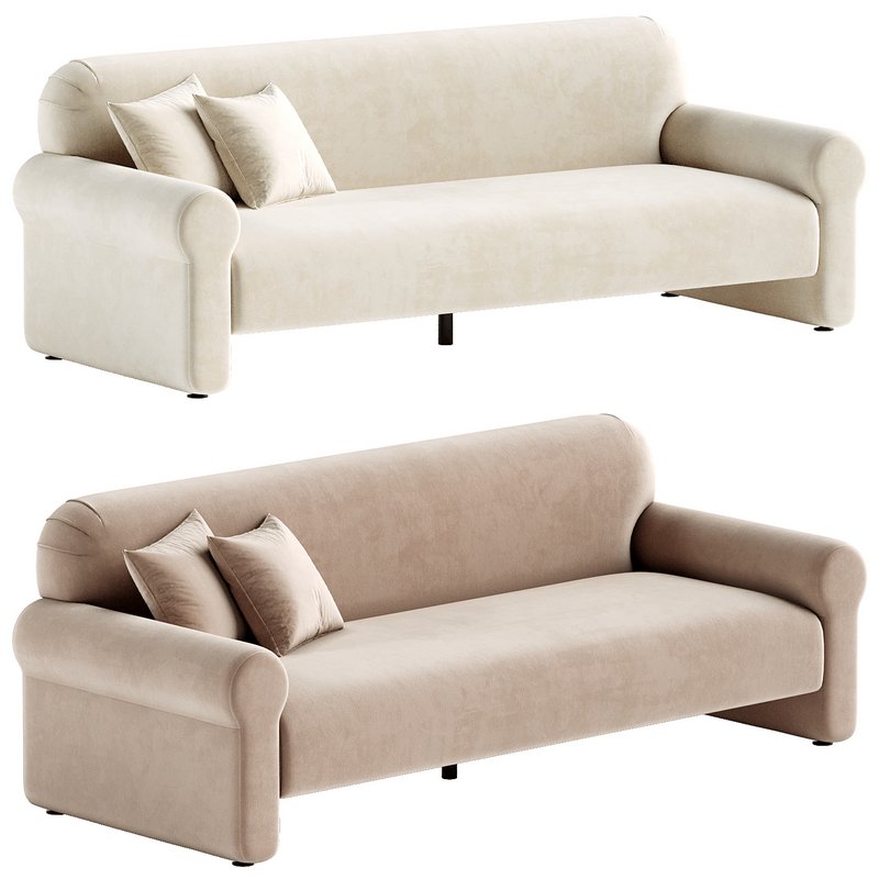 Keelee Sofa 3d model download free maxve