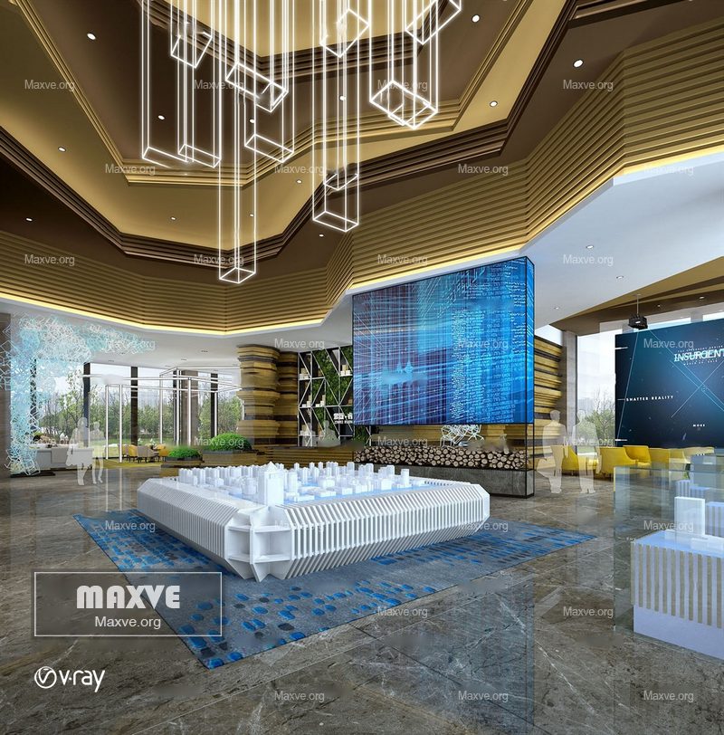 Office room 1665 - Maxve: Your 3D Model Destination