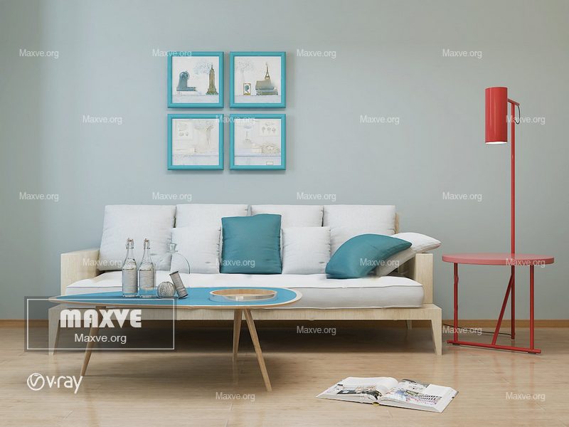 Sofa 723 - Maxve: Your 3D Model Destination