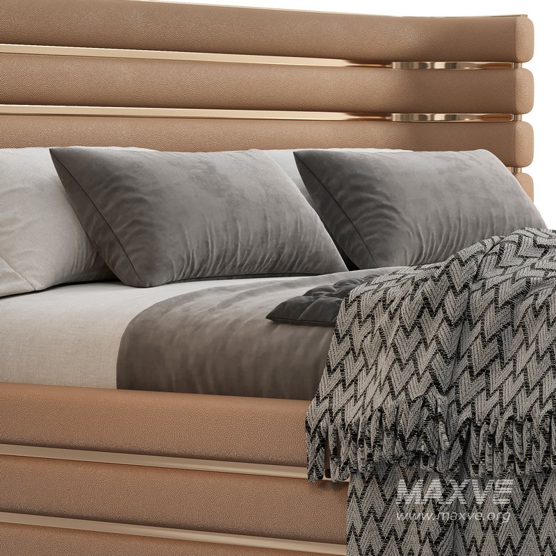 ALVA MUSA BED 3d model Download Maxve