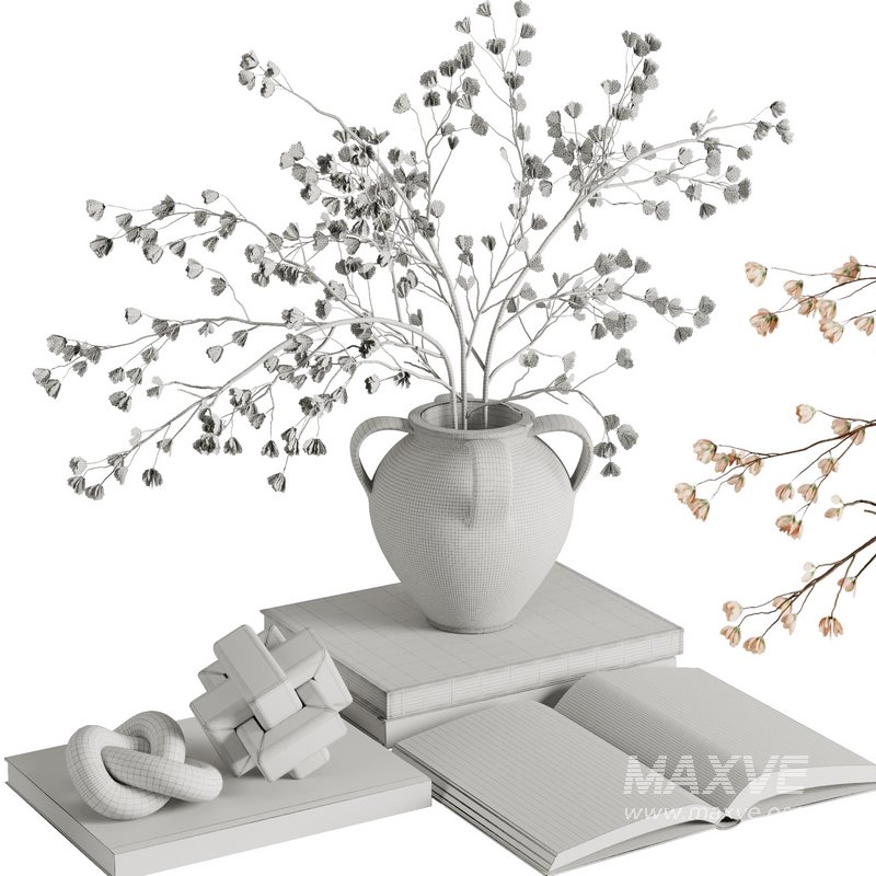 Decorative Set48 3d model Download Maxve