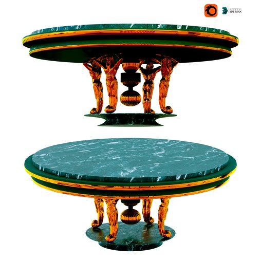 Table Statue 3d Model Download Maxve