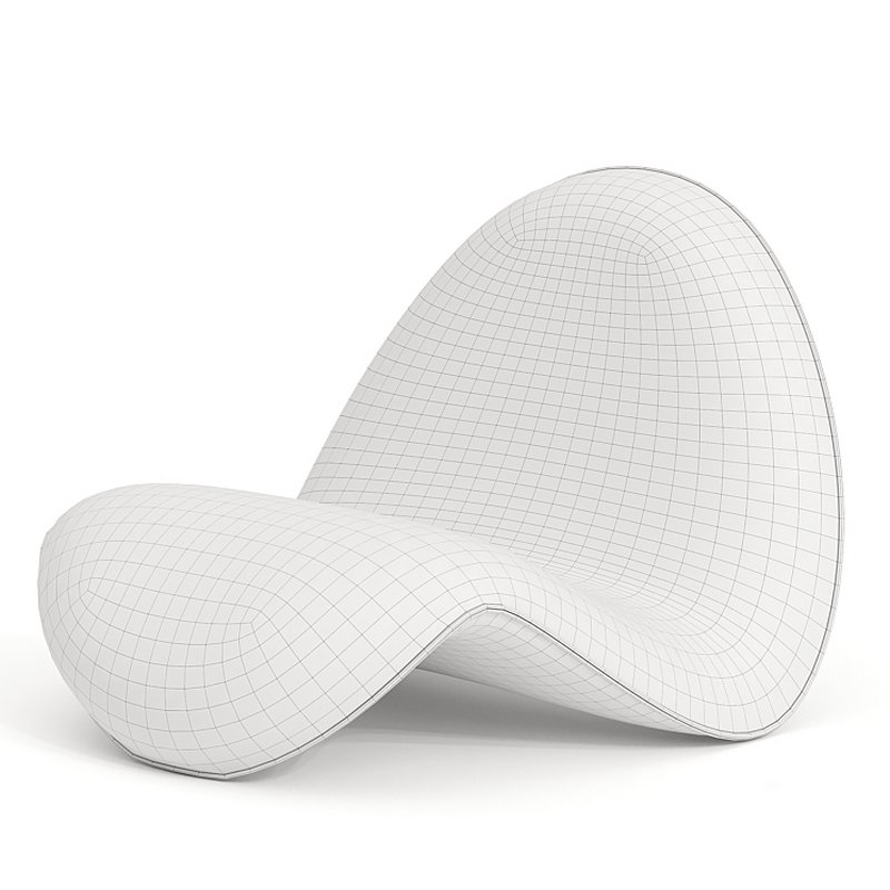 F577_Tongue_Lounge_Chair 3d model Download Maxve