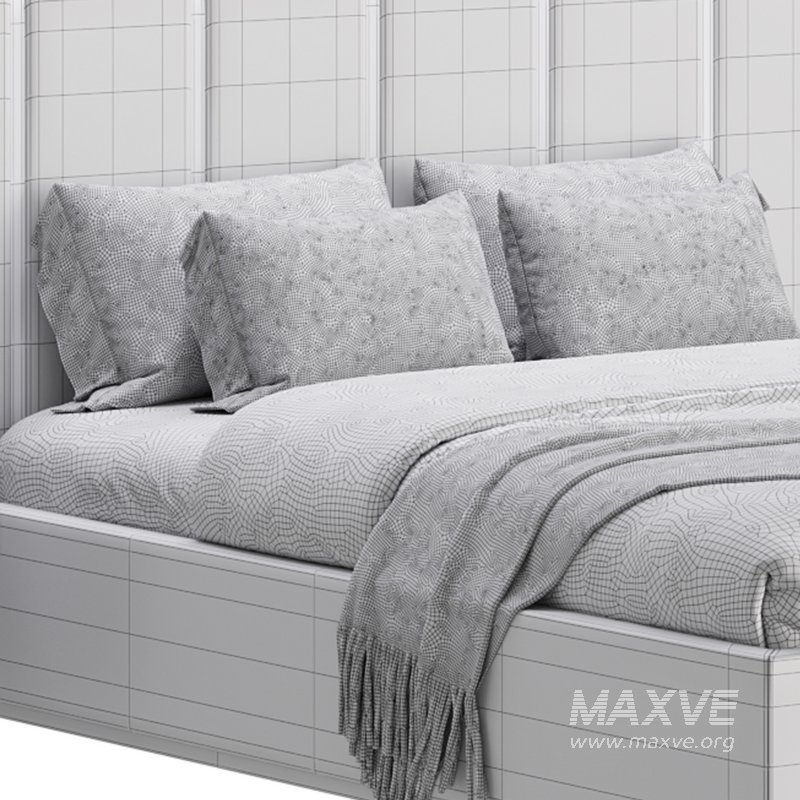 Collins bed - Maxve: Your 3D Model Destination