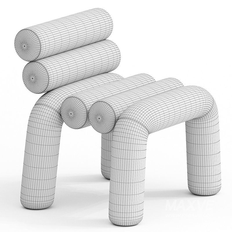 CHAIR WITH LEGS 3d model Download Maxve