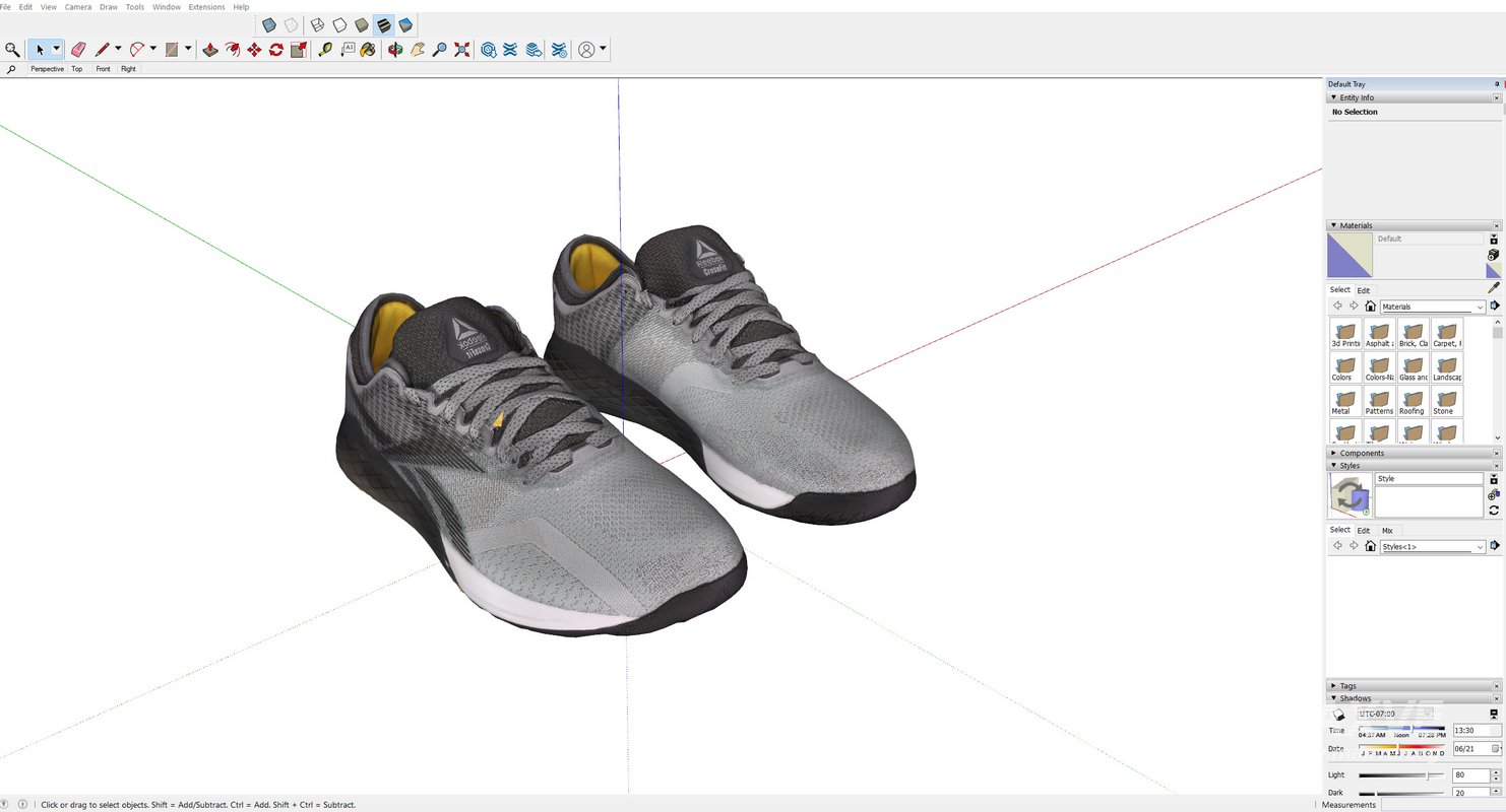 Reebok Crossfit Shoes 3d model Download Maxve