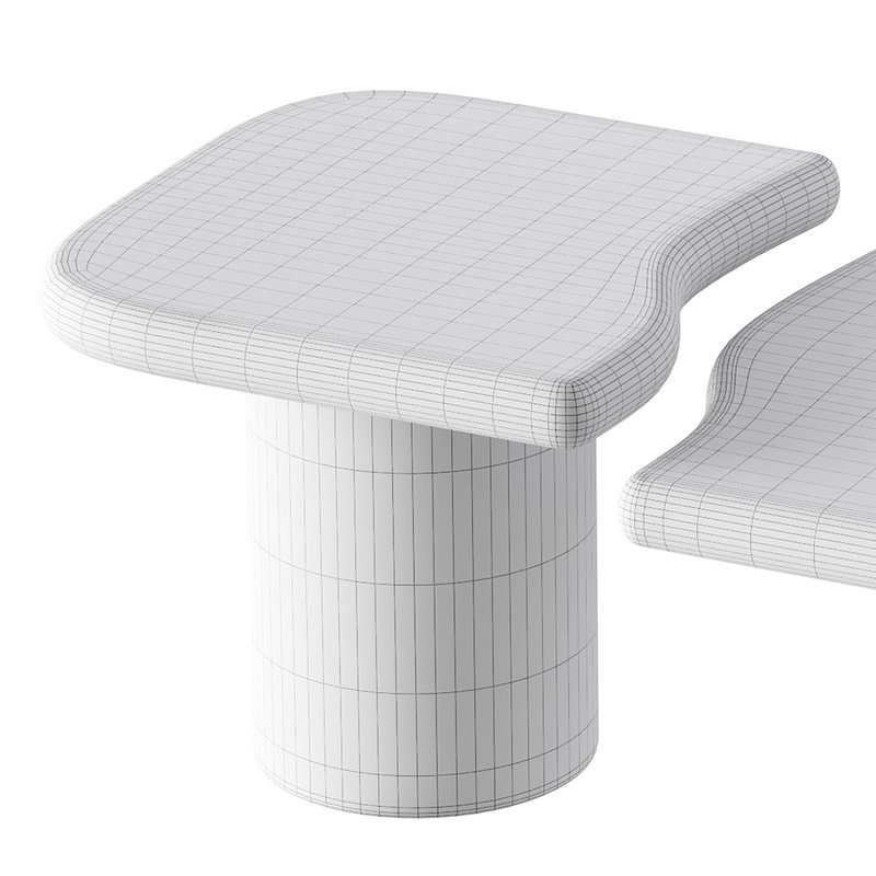 Creative Cloud Combination Coffee Table 3d model Download Maxve