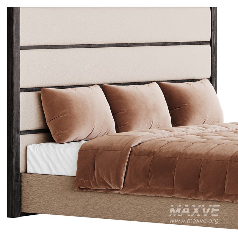 Casa Padrino luxury double bed frame 3d model Download Maxve