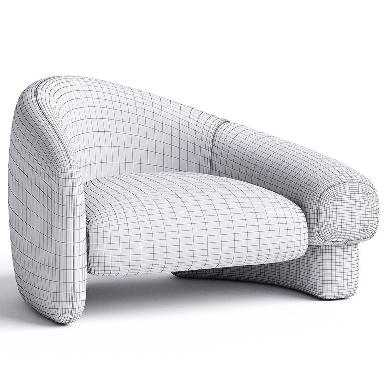 Armchair Friedman Benda Raphael Navot 3d model Download Maxve