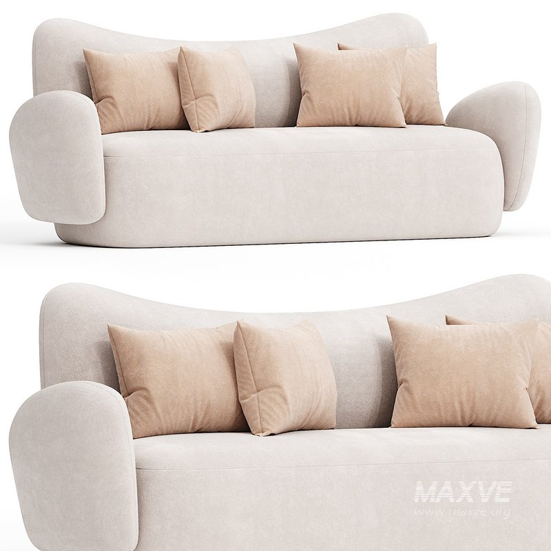Conchula Sofas 3d model Download Maxve