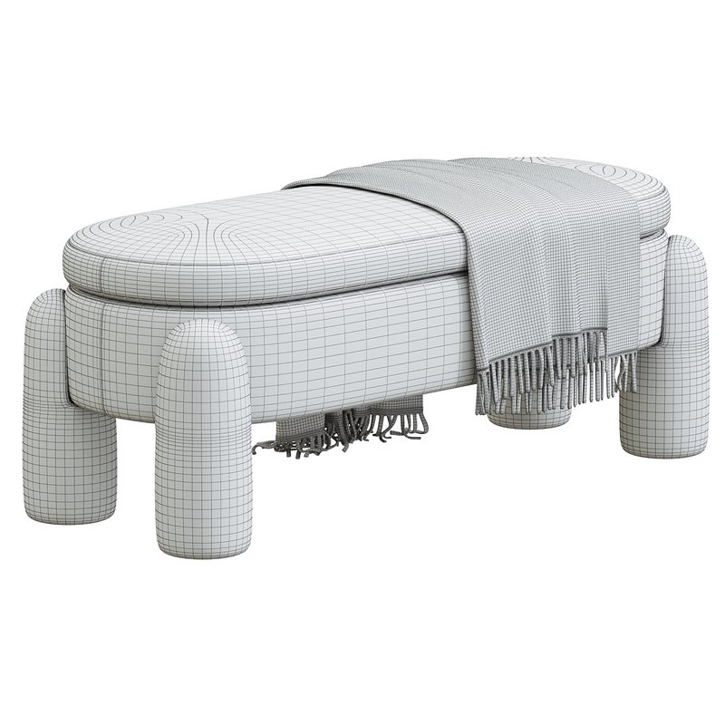 Joevanni Bench by Union Rustic 3d model Download Maxve