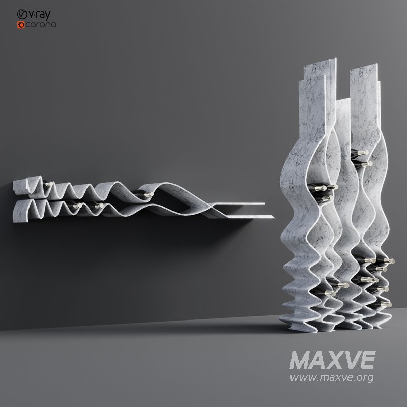 modern bar 3d model Download Maxve