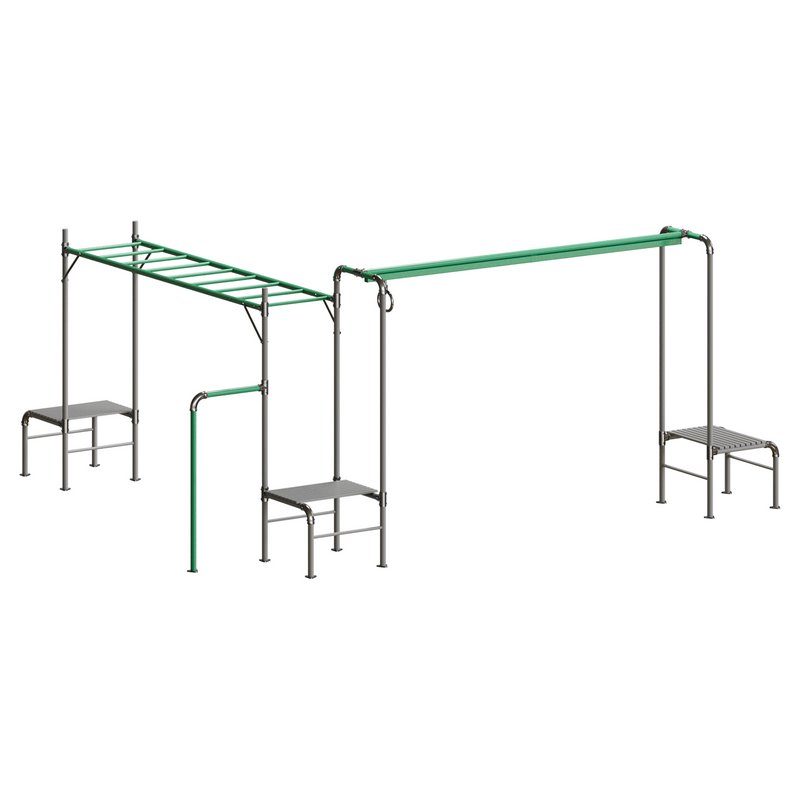 JUNIOR JUNGLE TARZAN MONKEY BARS 3d model Download Maxve