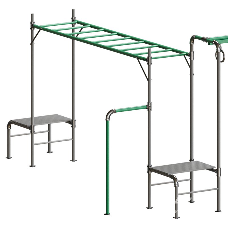 JUNIOR JUNGLE TARZAN MONKEY BARS 3d model Download Maxve