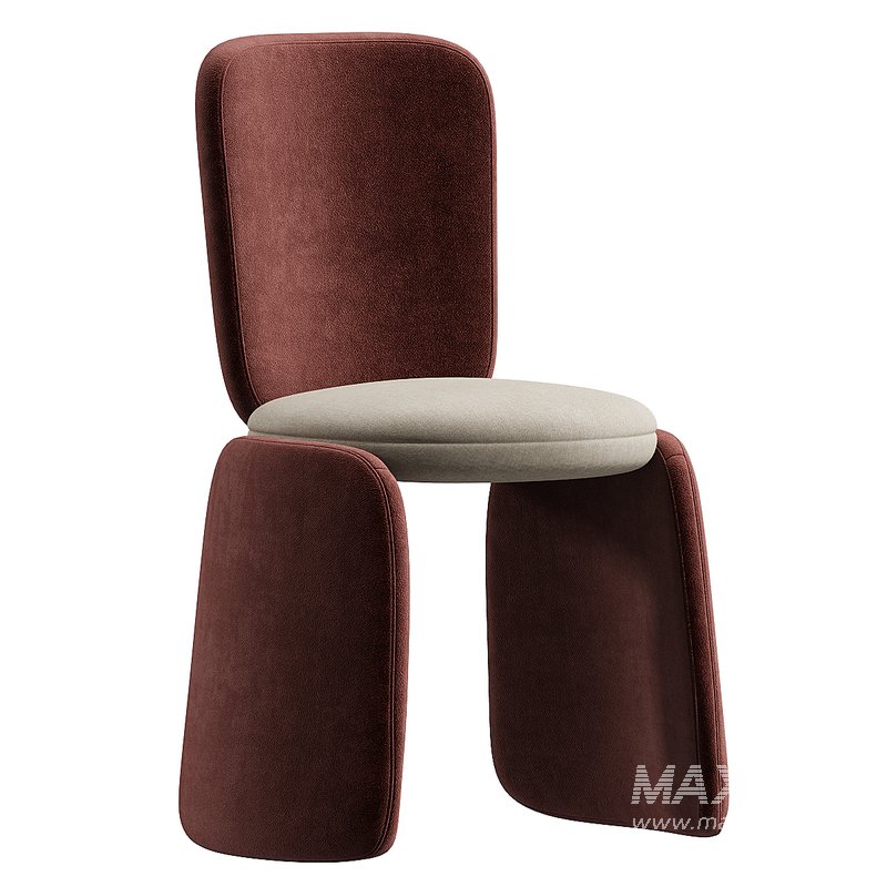 CHAIR WITH LEGS 3d model Download Maxve