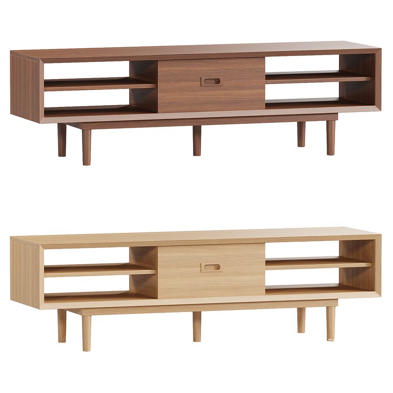 LOW BOARD 1500 By KARIMOKU 1 3d model Download Maxve