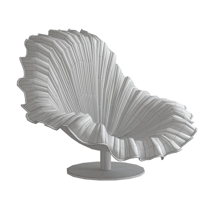 Bloom Easy Chair 3d model Download Maxve