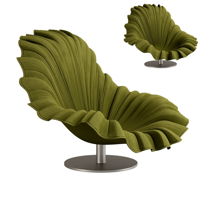 Bloom Easy Chair 3d model Download Maxve