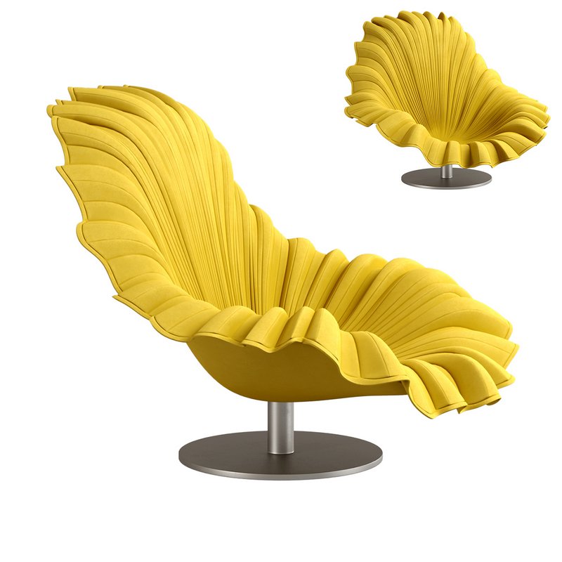 Bloom Easy Chair 3d model Download Maxve