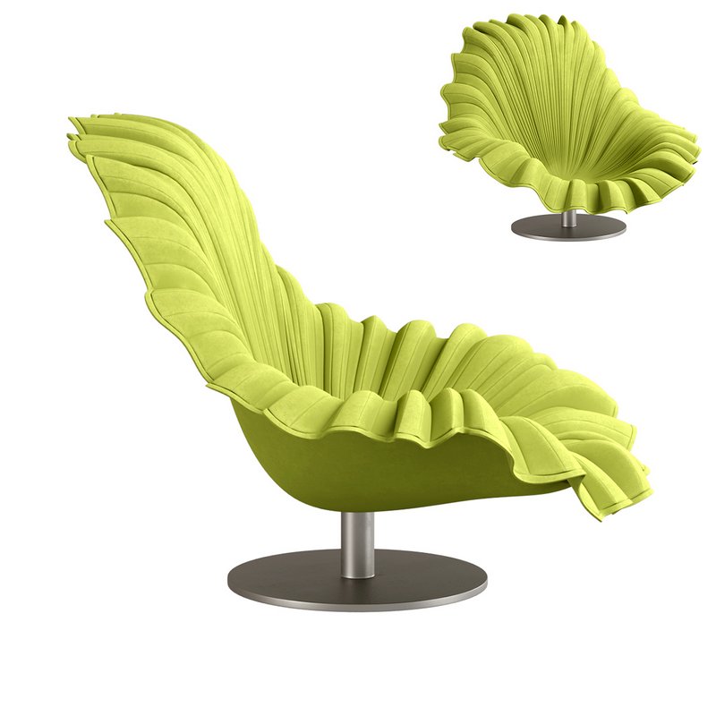Bloom Easy Chair 3d model Download Maxve
