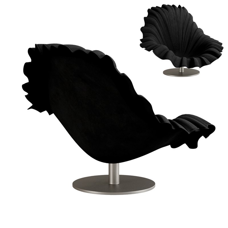 Bloom Easy Chair 3d model Download Maxve