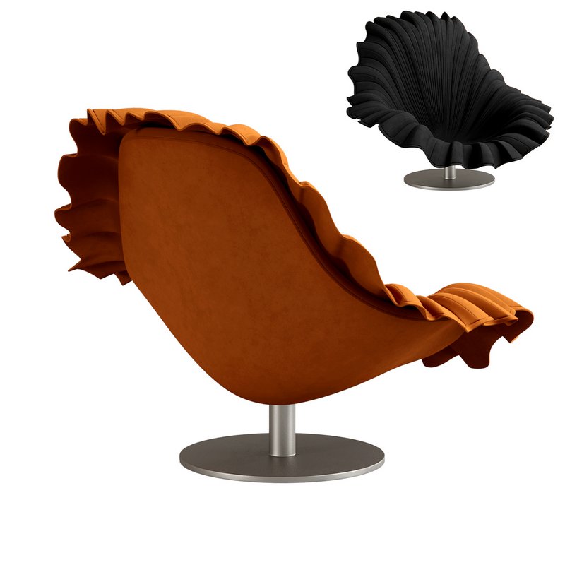 Bloom Easy Chair 3d model Download Maxve