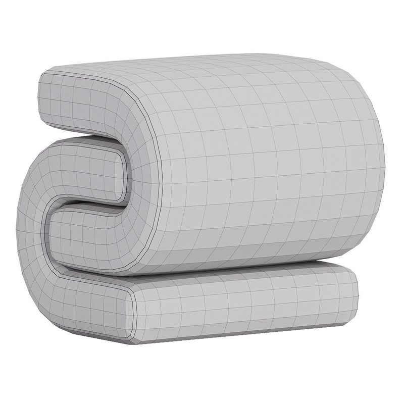 Comfortable Vanity Stool 3d model Download Maxve