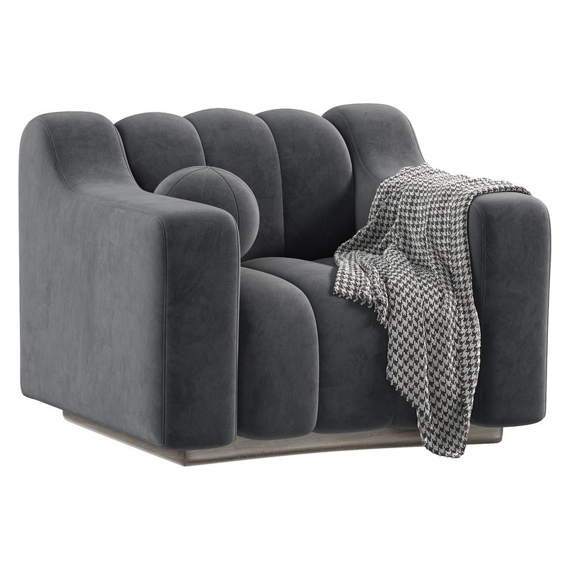 Kelly Chair By Eichholtz 3d model Download Maxve
