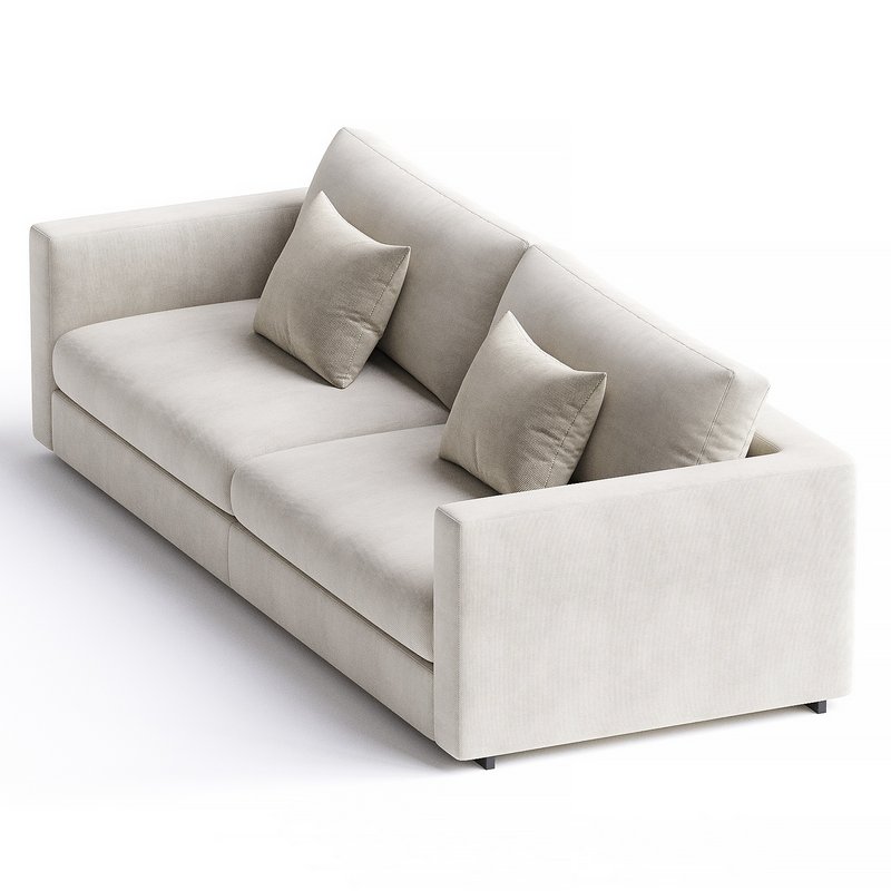 MAGNUM 3 seater sofa By Flexform 3d model Download Maxve