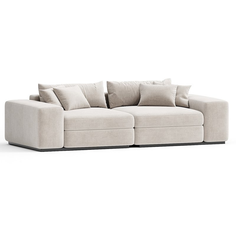 Sofa Di Angelo from Eichholtz 3d model Download Maxve
