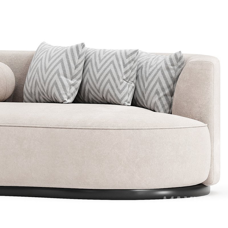 Freeform Sofa 3d model Download Maxve