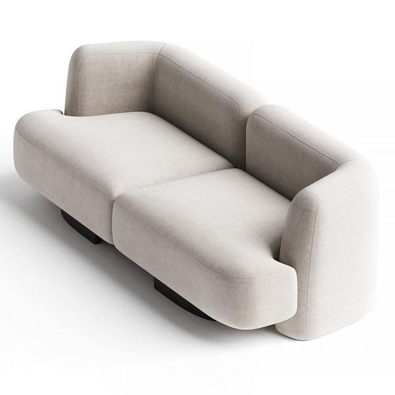 Freeform Sofa 3d model Download Maxve