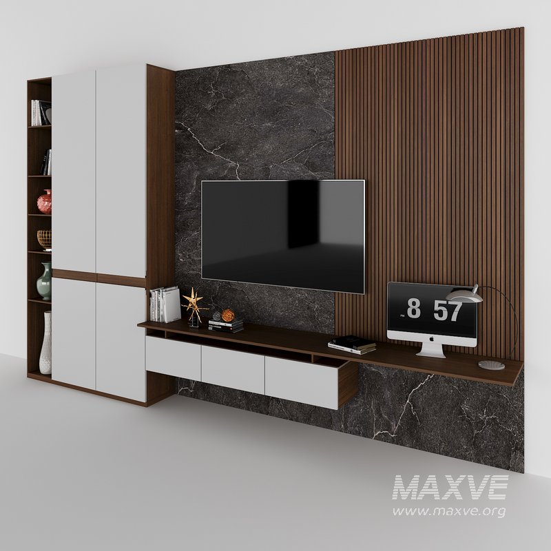 TV Stend 30 3d model Download Maxve