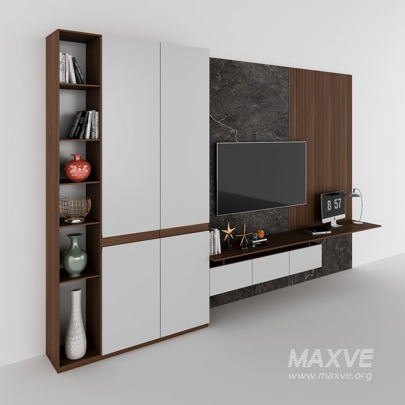 TV Stend 30 3d model Download Maxve