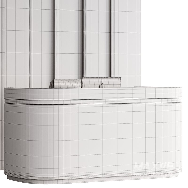 Contemporary Reception 20 3d model Download Maxve