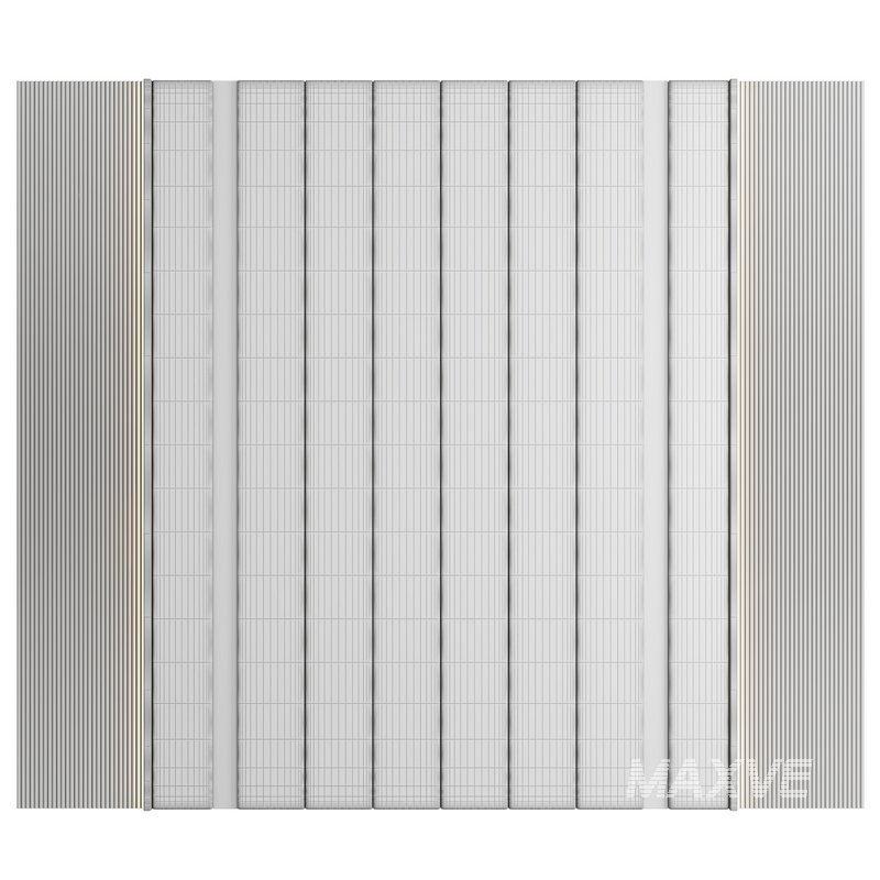 Wall Panel Decor 17 3d model Download Maxve
