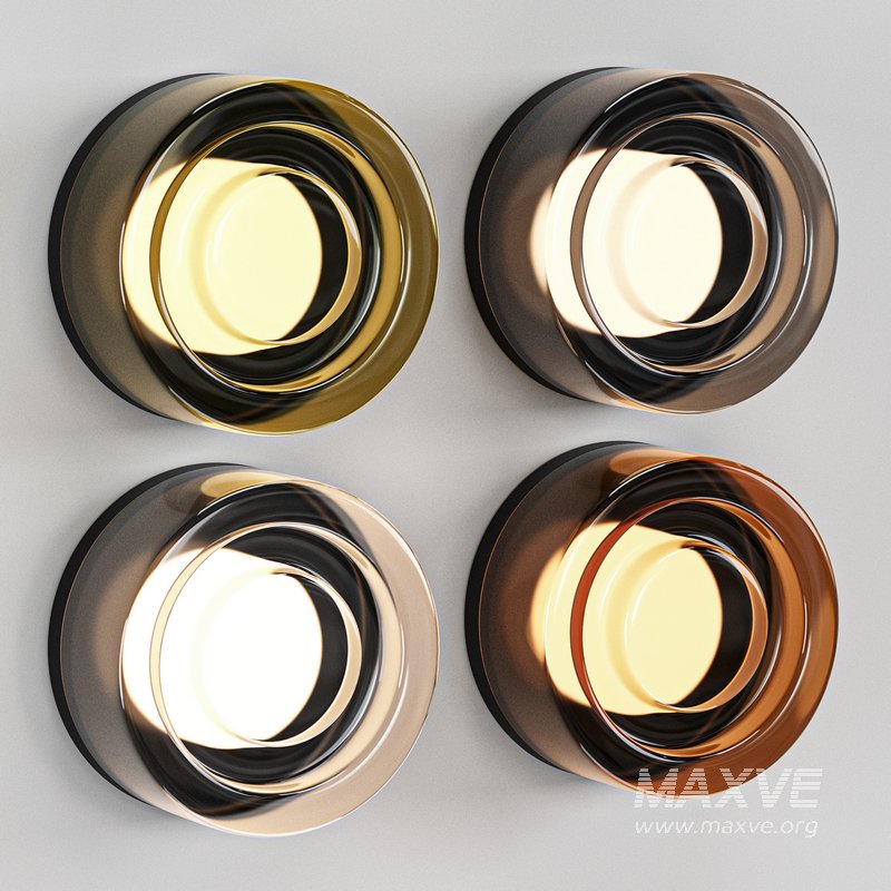RBW Dimple Sconce 3d model Download Maxve