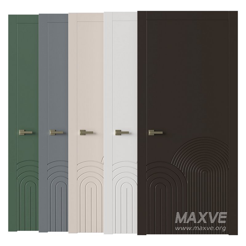 Interior doors LINEA 3d model Download Maxve