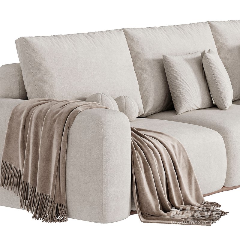 Frances Sofa 3d model Download Maxve