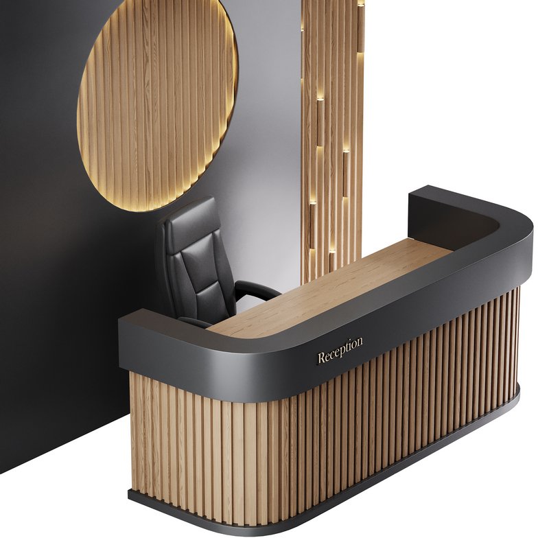 Contemporary Reception 01 3d model Download Maxve