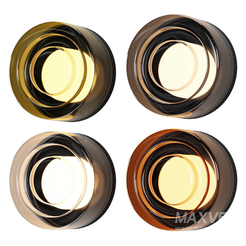 RBW Dimple Sconce 3d model Download Maxve