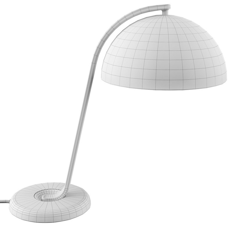 Cloche table lamp by HAY 3d model Download Maxve