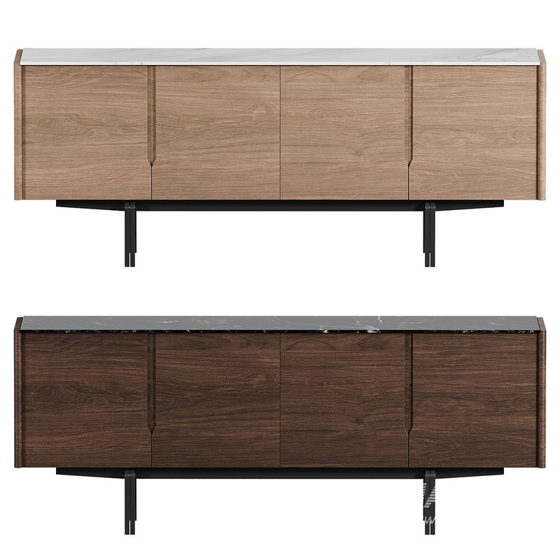 PANAMA Sideboard Wooden sideboard with doors By Wewood 3d model ...