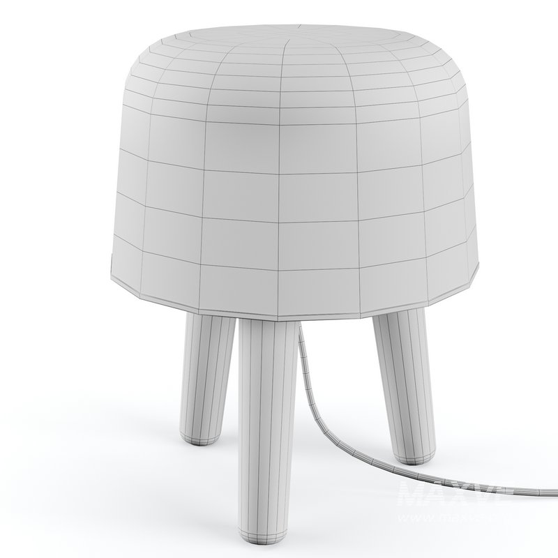 Milk NA1 table lamp by &Tradition 3d model Download Maxve