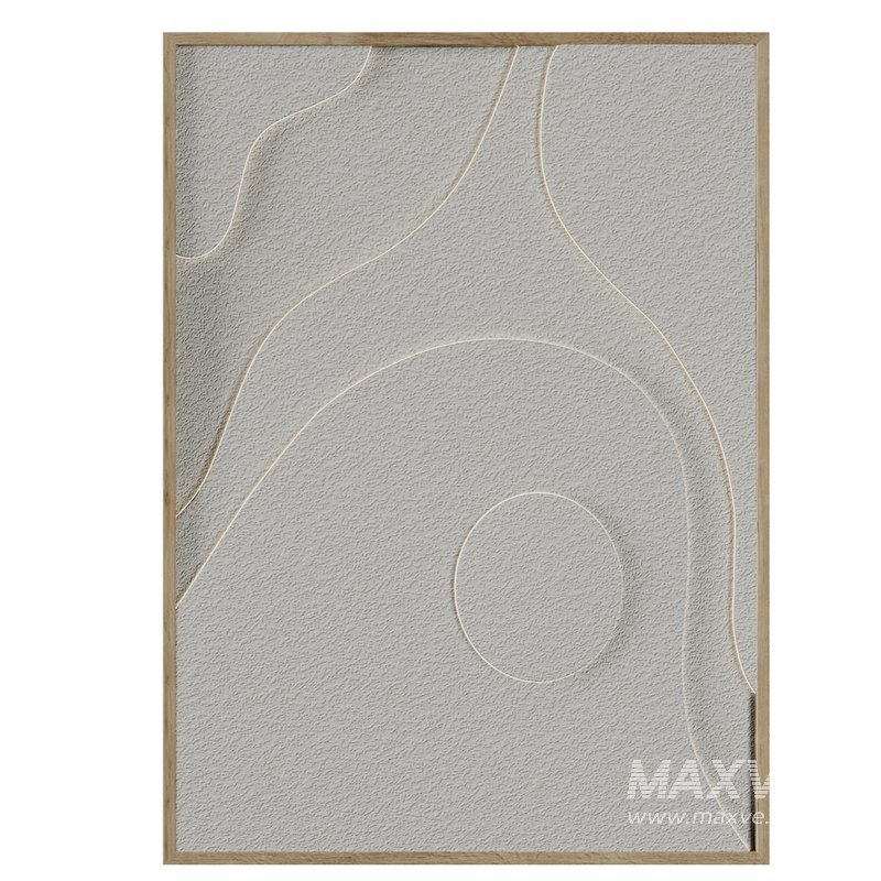 Minimal frame picture 3d model Download Maxve