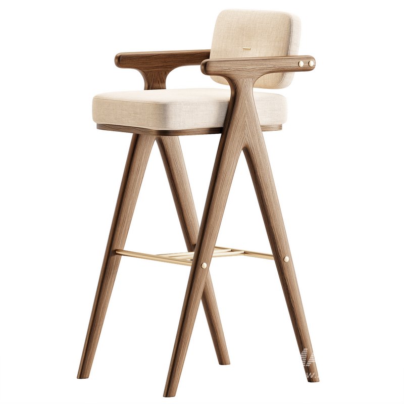 BERNARD chair 3d model Download Maxve