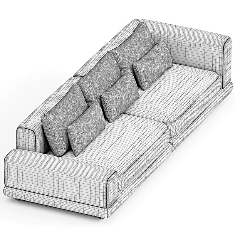 SOFA DI ANGELO 3d model Download Maxve