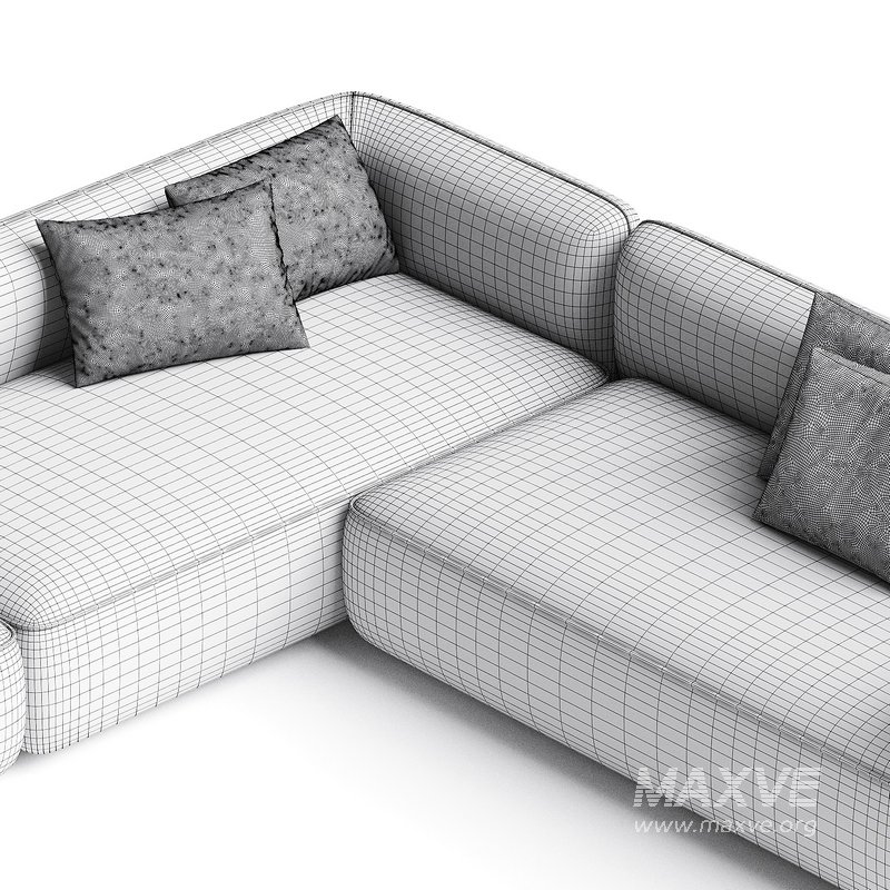 Cosy Sofa By MDF Italia 2 3d model Download Maxve