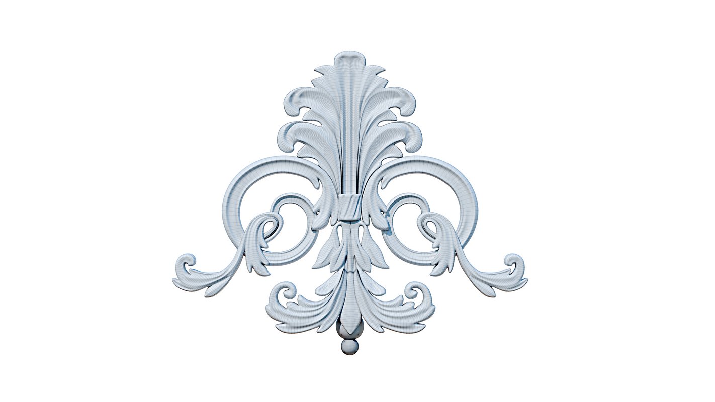 Molding Cartouche 3d model Download Maxve