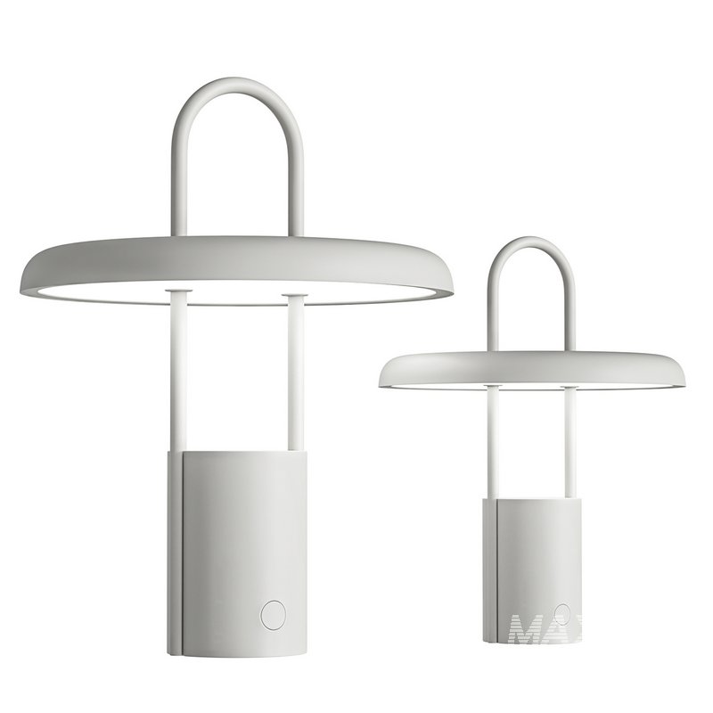 Leuchte Pier LED portable sand von Stelton table lamp 3d model Download ...